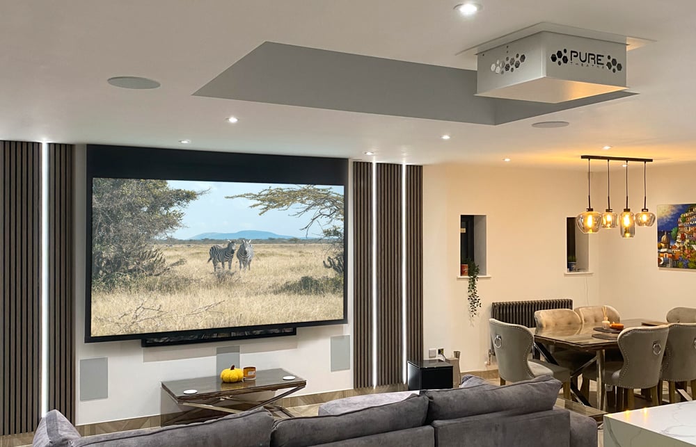 Projector Home Theater Room Size