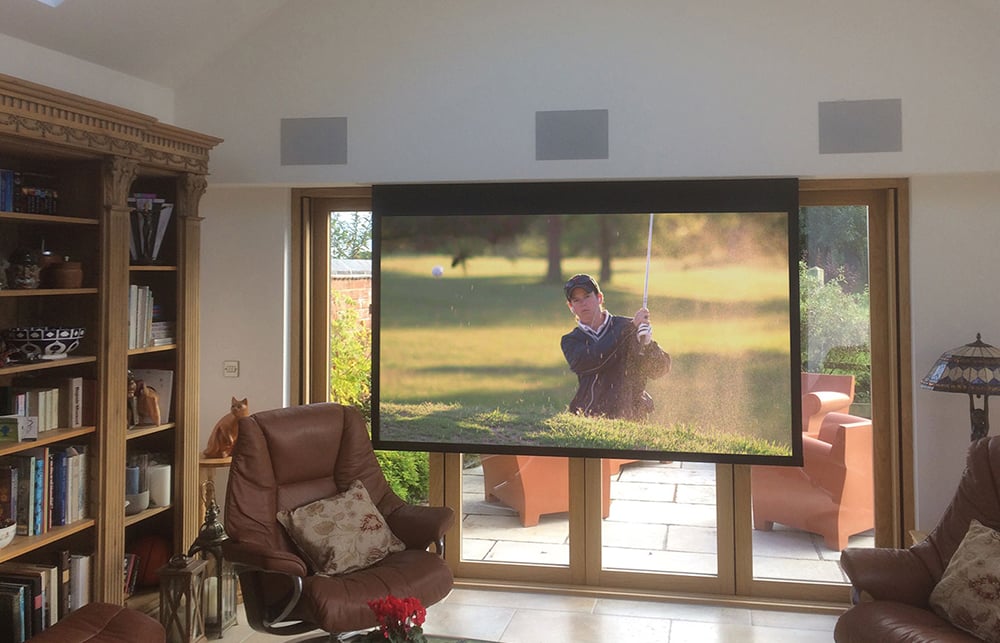 Can I place a projector screen in front of windows and doors? | Help Centre