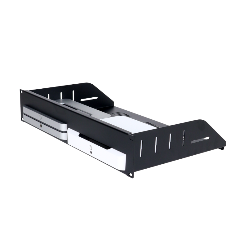 Pure Theatre 2U Rack Mount | Bluesound POWERNODE EDGE + Bluesound NODE